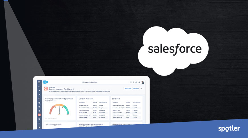 spotler-lanceert-connector-voor-salesforce-crm | Data Driven Marketing Software | Spotler