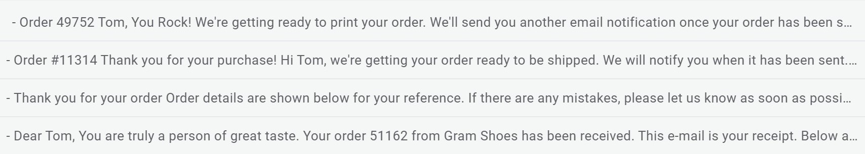 Unfolding the email: Sender name, subject line, and pre-header