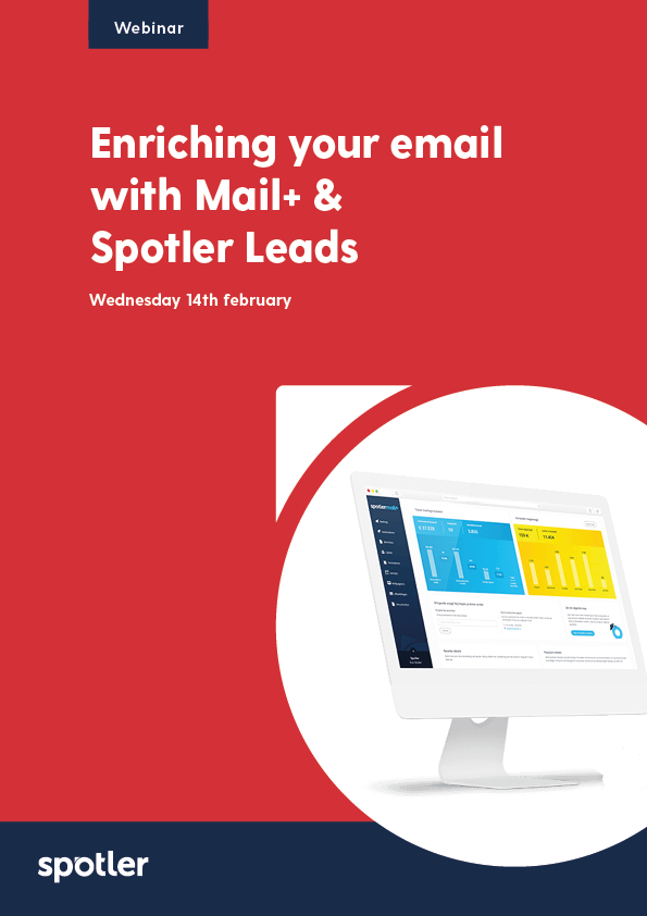 Enriching Your Email with Mail+ & Spotler Leads | Webex | Spotler