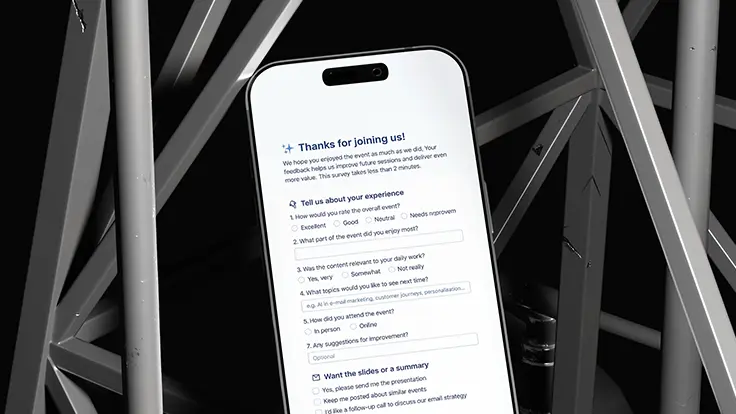 How to conduct the perfect post-event survey | Spotler
